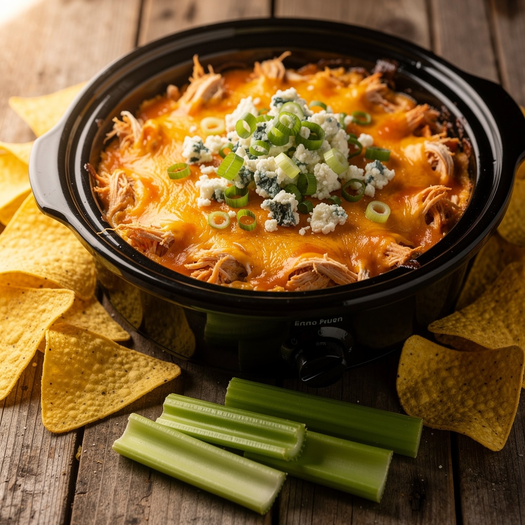 Buffalo Chicken Dip in a Crock Pot: The Easiest Crowd-Pleasing Recipe ...