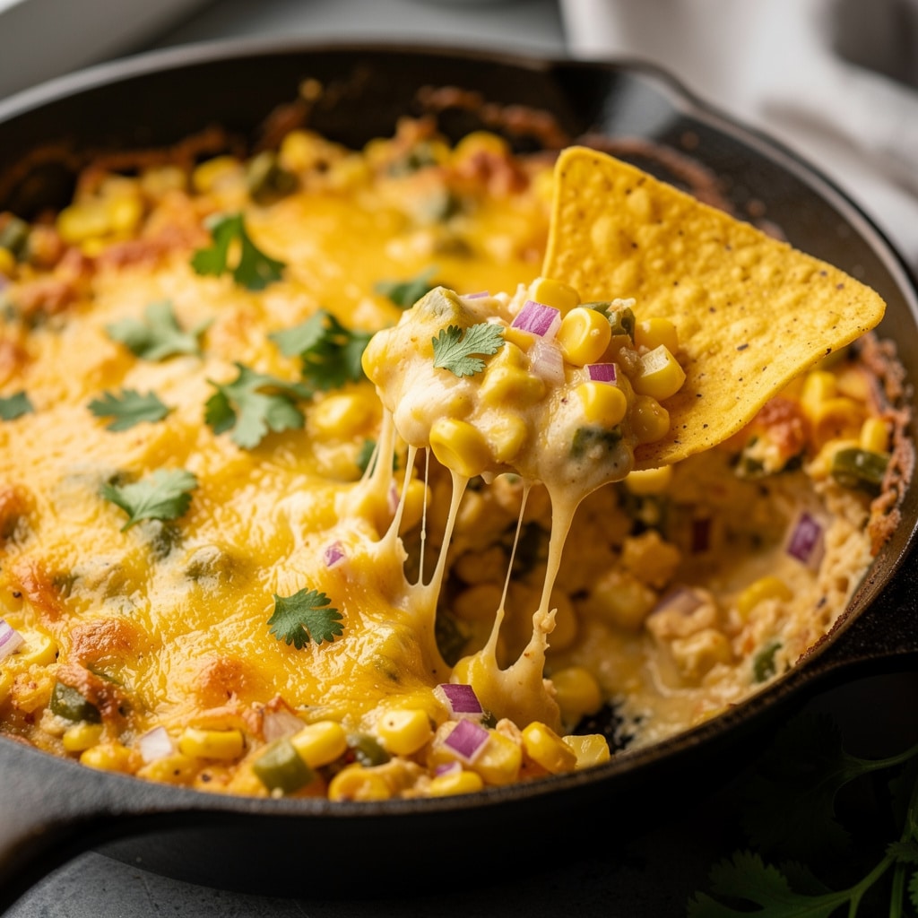 Addictive Hot Corn Dip Perfect for Football Sundays with Corn and Cream ...