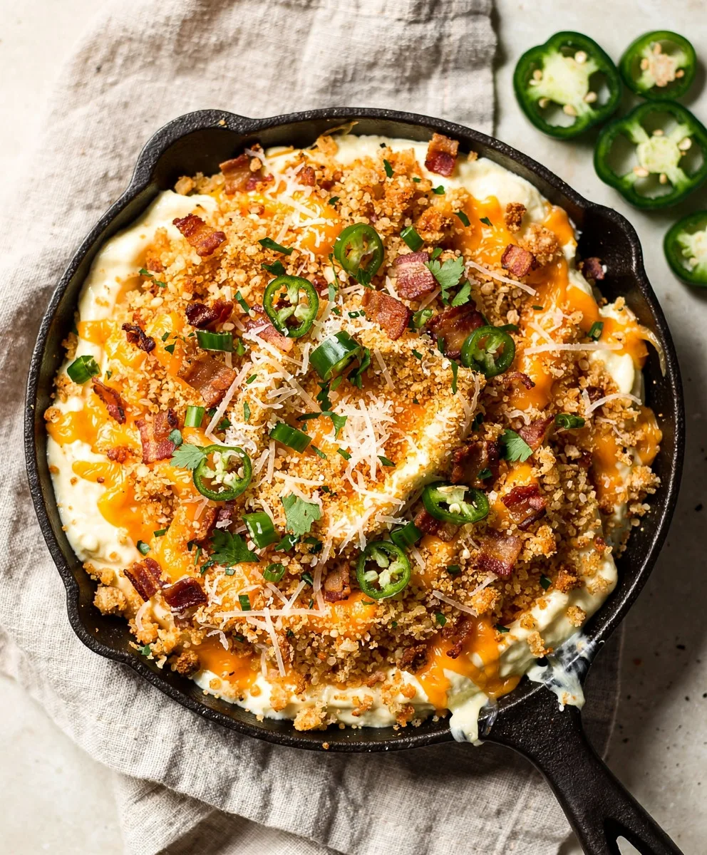 Jalapeno Popper Dip with the Ultimate Crispy Bacon Topping 2026